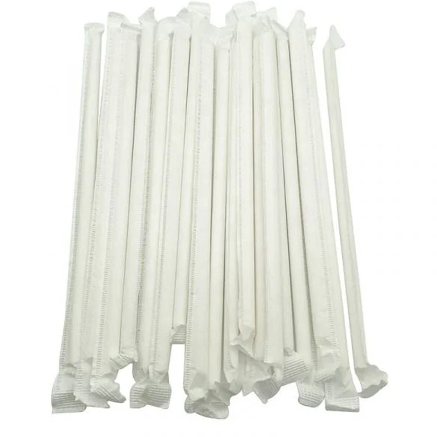 Paper Straw Wrap white - Pack of 100 | Shop Now at Restomart
